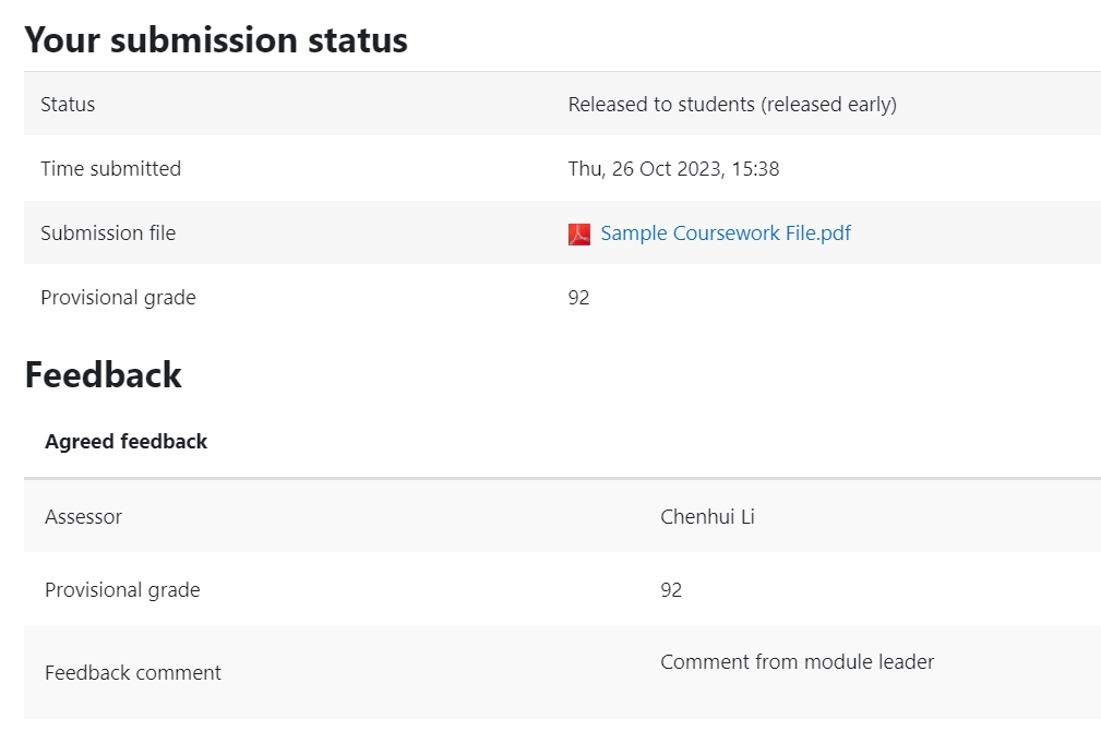 Double-marking Assignment - How to release grade - Knowledge Base
